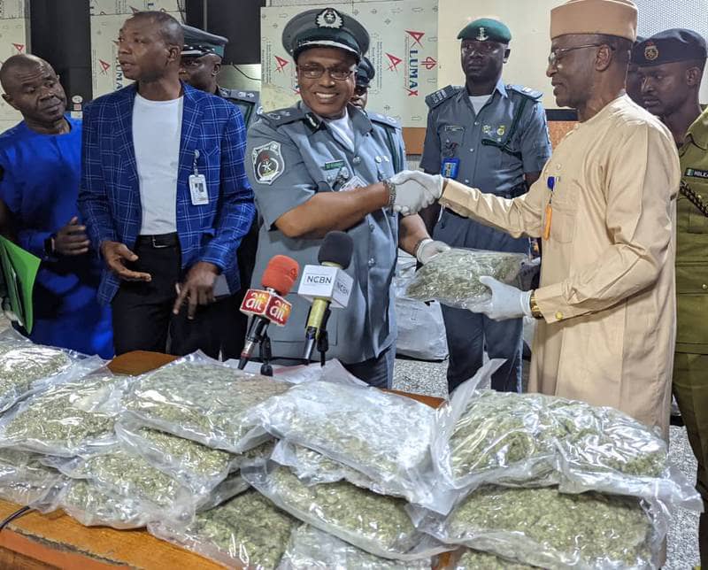 MMIA Customs Intercepts Passenger with Cannabis, Hands Over Suspect to ...